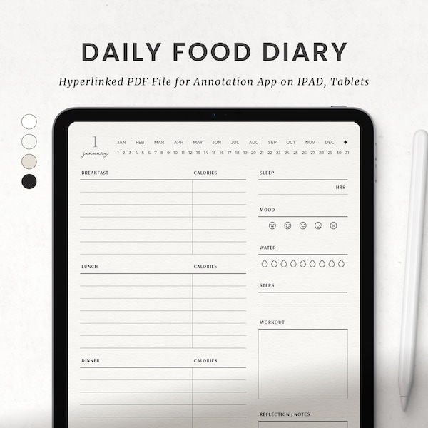 Food Journal - Etsy