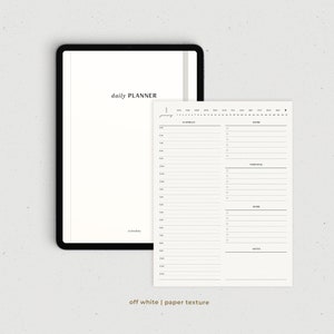 Daily Schedule, Personal Work Home Digital Planner for iPad Goodnotes ...