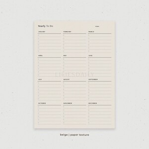 Yearly Planner 2025, Goodnotes to Do List Template for School Wall ...