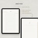 Minimalist Digital Notebook With Tabs for iPad Goodnotes Notability ...