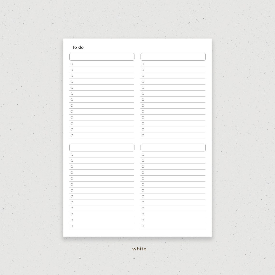 To Do List Task Checklist Digital Planner Template for - Etsy