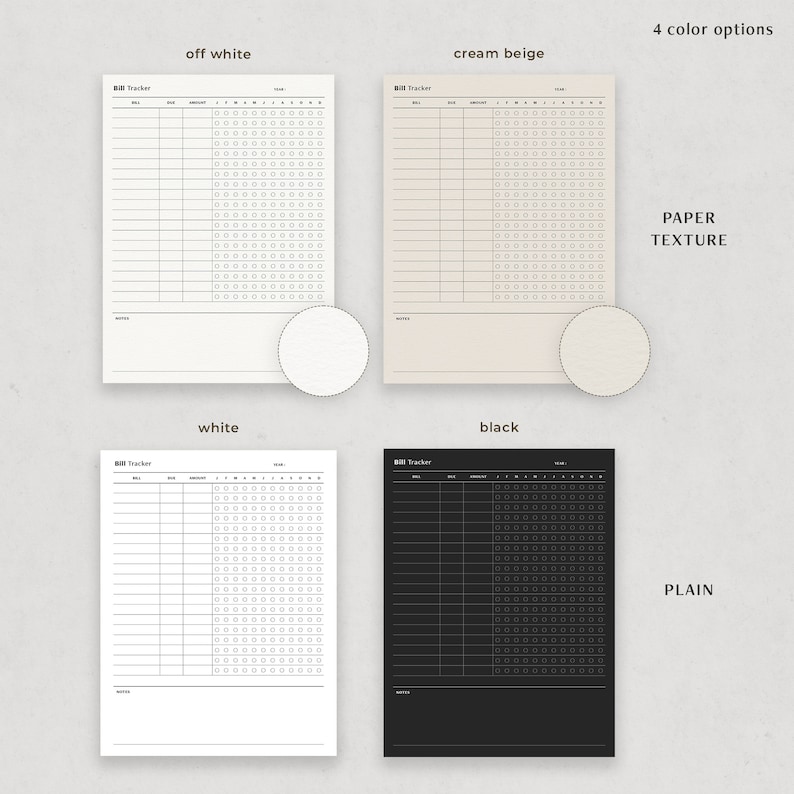 Bill Tracker Digital Template for Ipad Goodnotes Monthly - Etsy