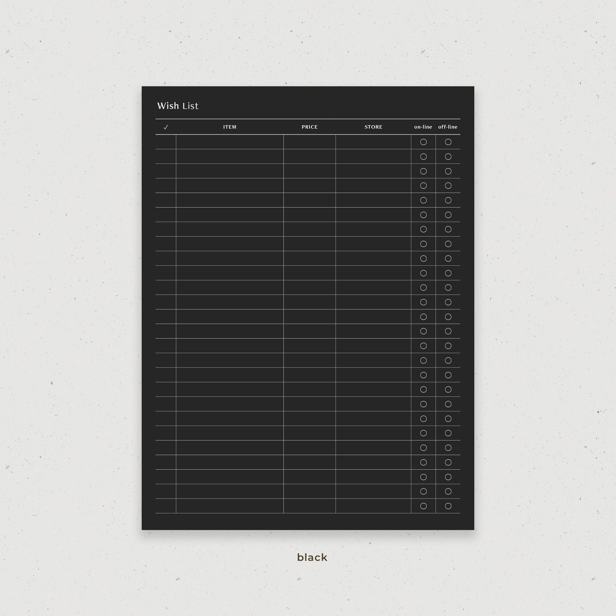 Wish List Bucket List Shopping Tracker Digital Planner - Etsy