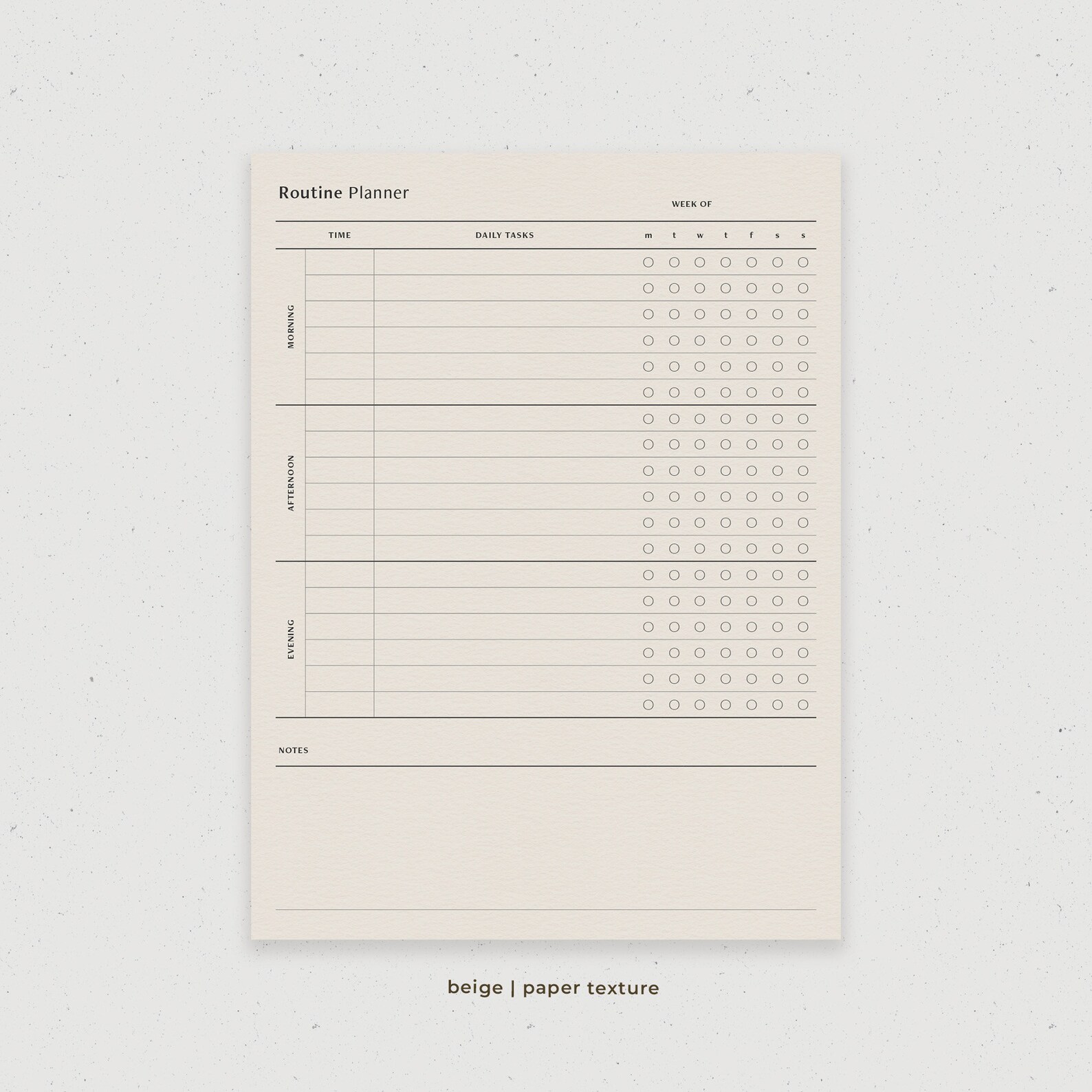 Routine Planner Daily Weekly Habit Tracker Digital Planner - Etsy