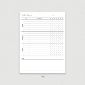 Routine Planner Daily Weekly Habit Tracker Digital Planner - Etsy