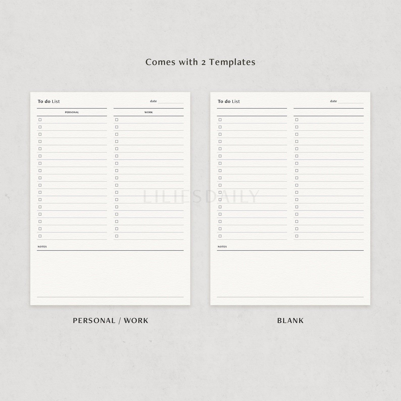 To Do List Digital Planner Template for Ipad Goodnotes Daily - Etsy