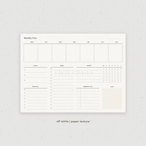 Digital Weekly Planner, Weekly Dashboard Template for Goodnotes ...