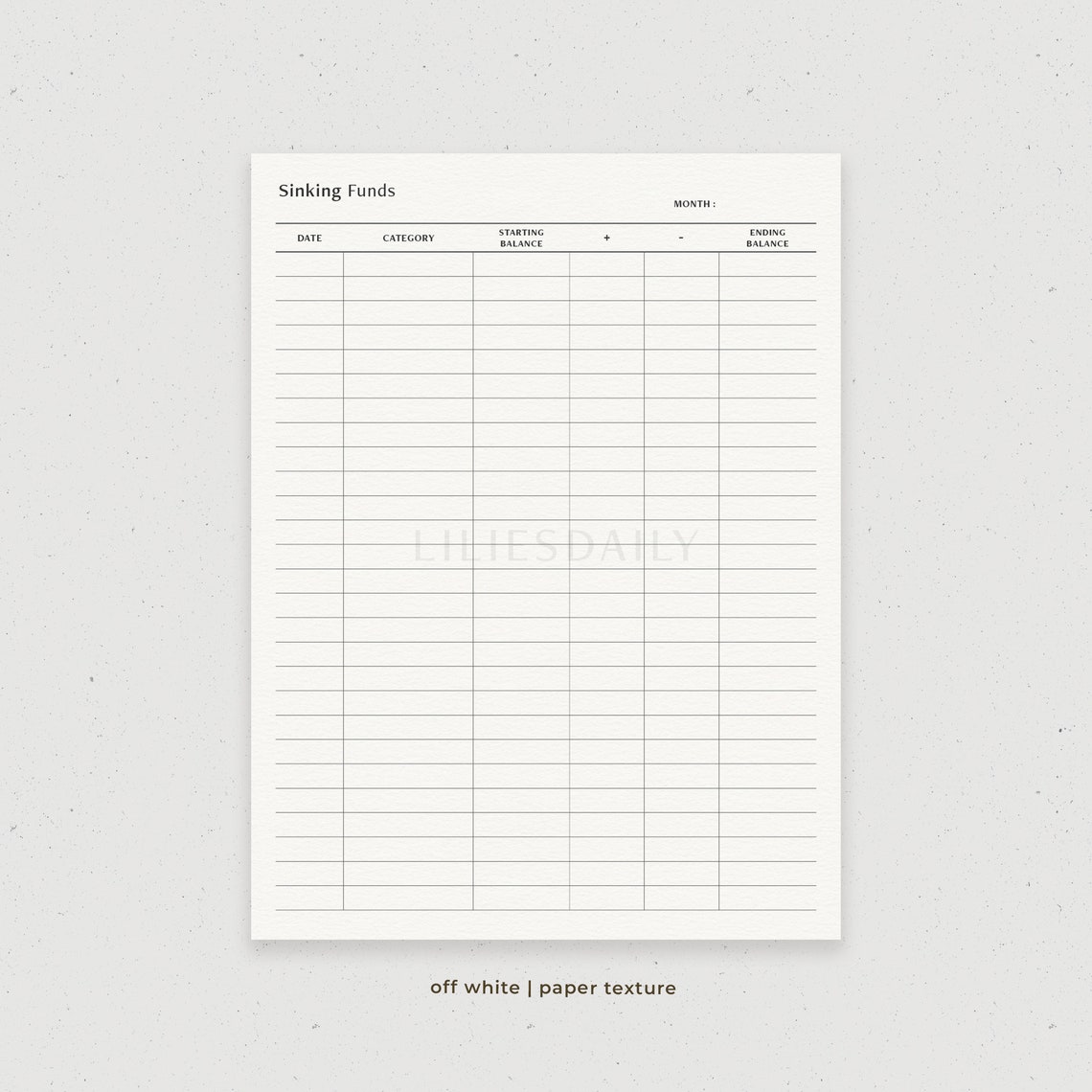 Sinking Funds Tracker, Digital Saving Log, Finance Template Goodnotes ...