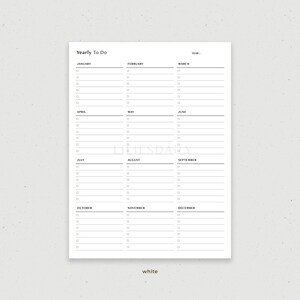 Yearly Planner 2025, Goodnotes to Do List Template for School Wall ...