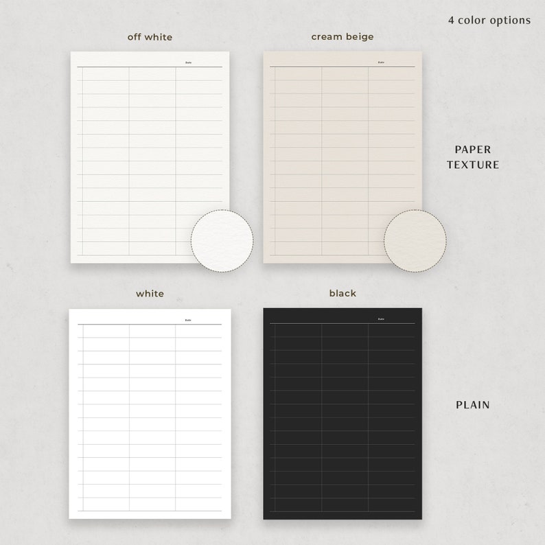 Language Learning Digital Note Template, Korean Chinese Japanese Study ...