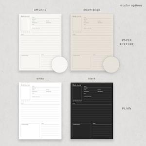 Movie Review and Movie Journal Digital Planner Template for Goodnotes ...