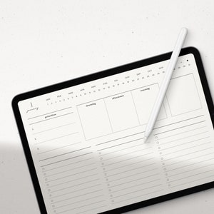 Daily to Do List Digital Planner for Goodnotes on Ipad, Simple Task ...