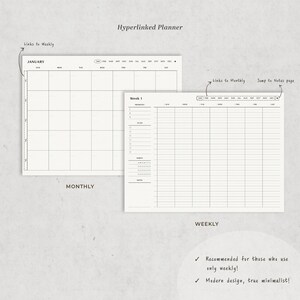 Weekly Schedule, Weekly Hourly Digital Planner Template for Goodnotes ...