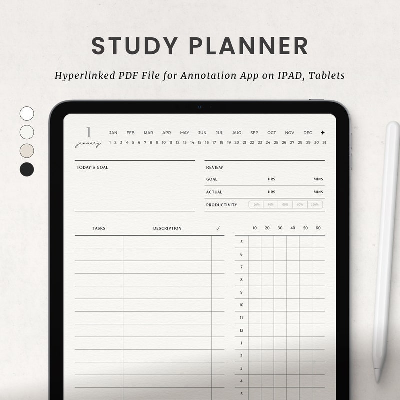 Study Planner - Etsy