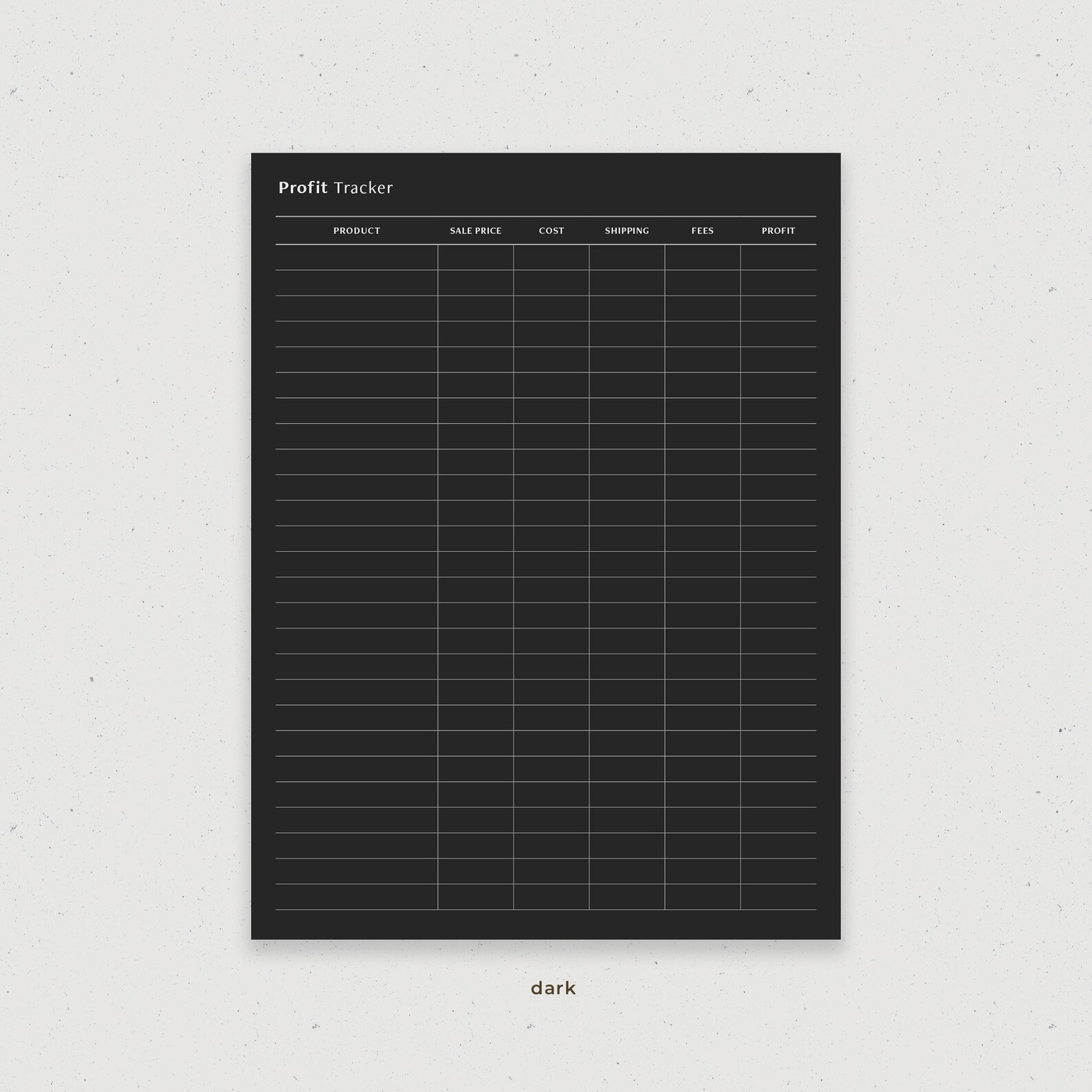 Profit and Loss Tracker Profit Planner Sales Tracker Digital - Etsy