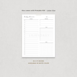 Daily Weekly Monthly Planner Bundle, Digital Planner Template Set for ...