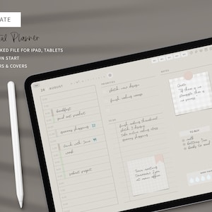 Undated Minimalist Digital Planner, Goodnotes Planner, iPad Neutral ...
