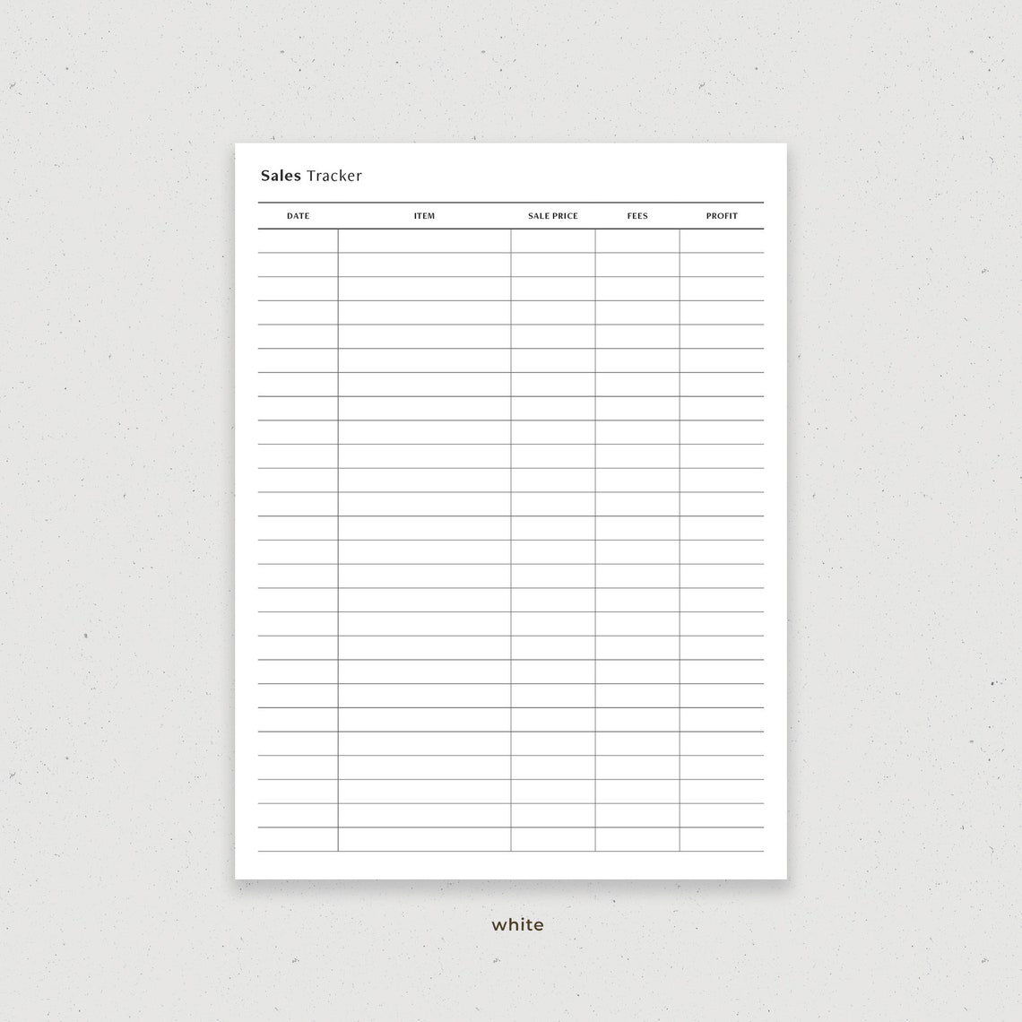 Sales Tracker Order Log Small Business Organizer Digital - Etsy