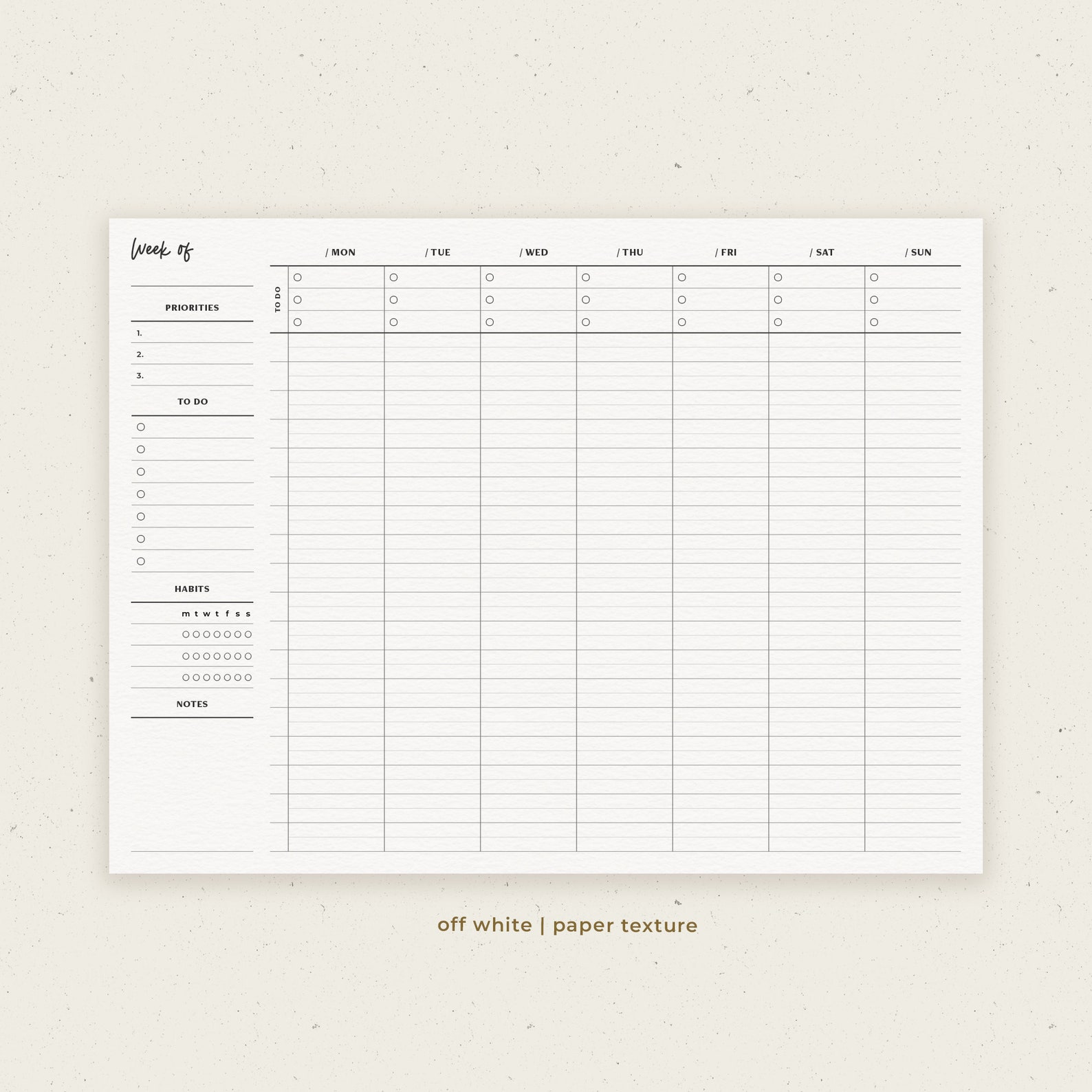 Weekly Hourly Digital Planner for Ipad Goodnotes Notability - Etsy