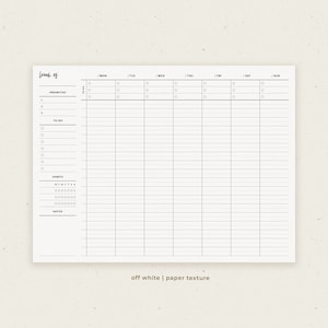 Weekly Hourly Digital Planner for iPad Goodnotes Notability, Weekly ...