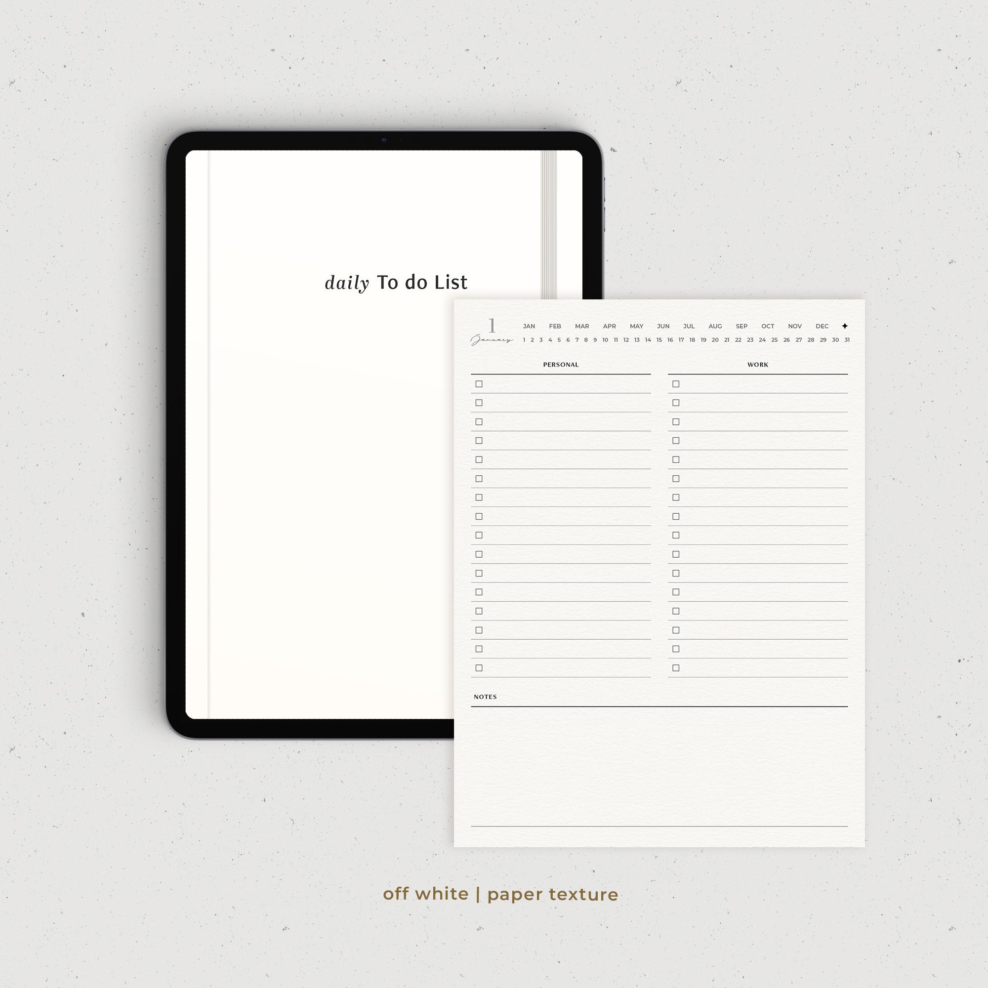 Daily to Do List Digital Planner for Ipad Goodnotes - Etsy