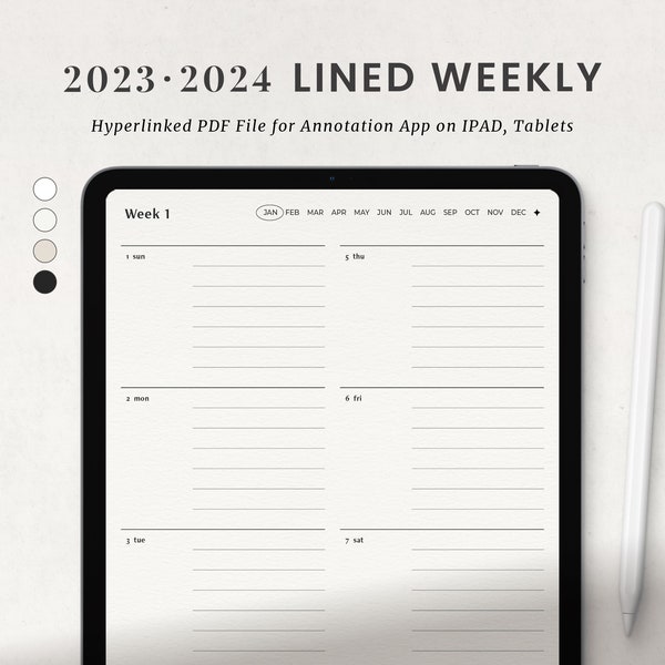 iPad Mini Planner - Etsy