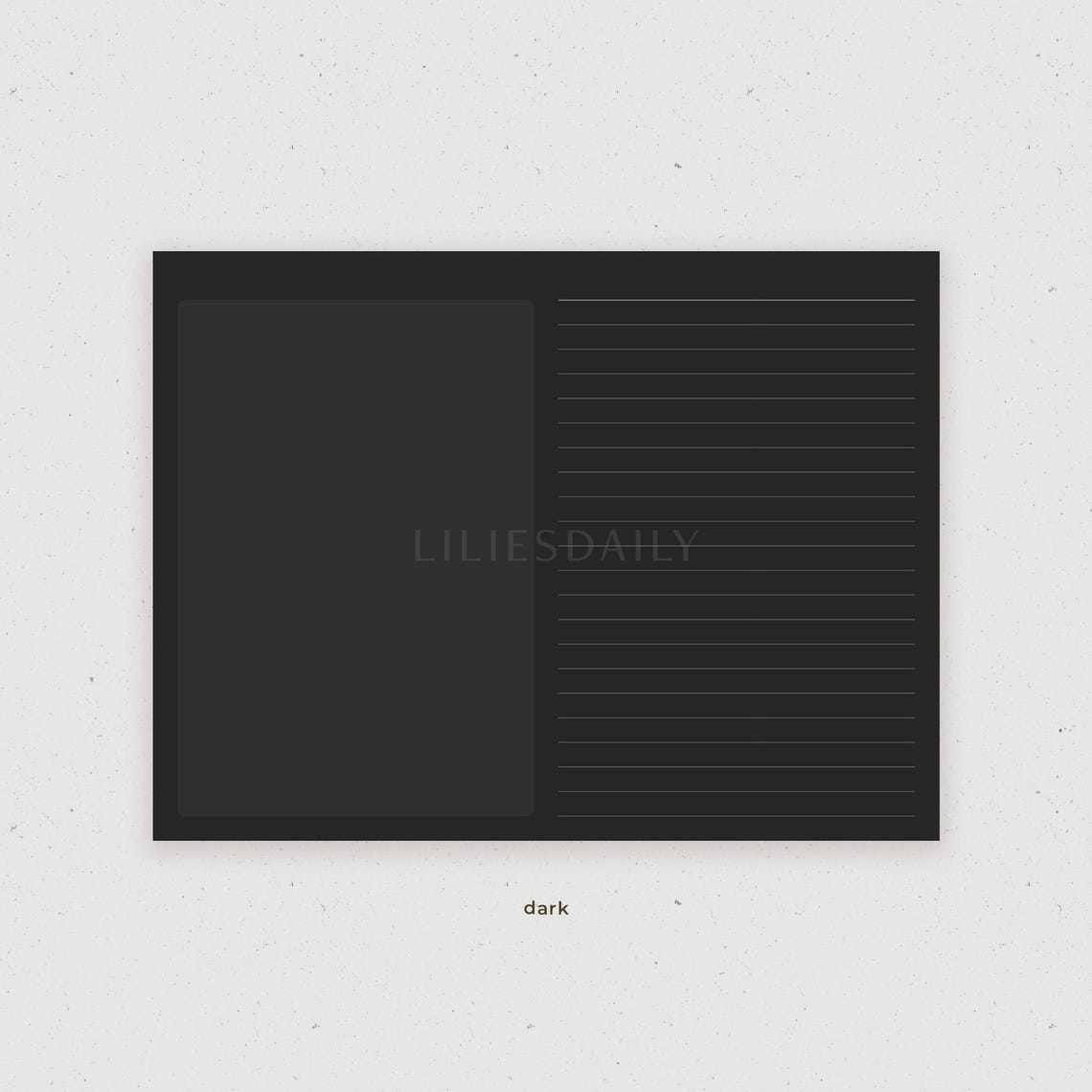Half Lined Digital Note Paper, Goodnotes Photo Journal, Landscape iPad ...