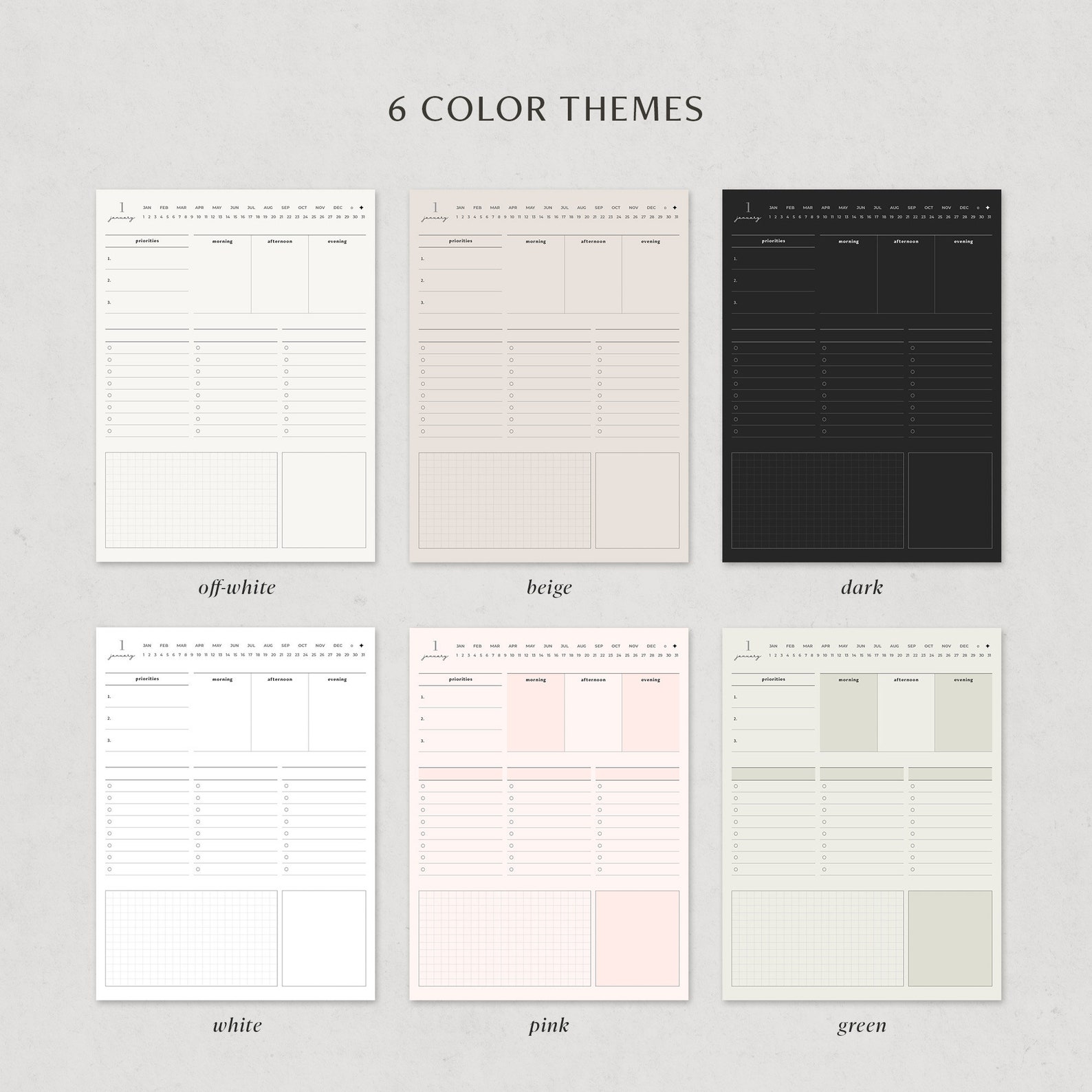 Simple Daily Digital Planner, Minimalist Goodnotes to Do List, iPad ...