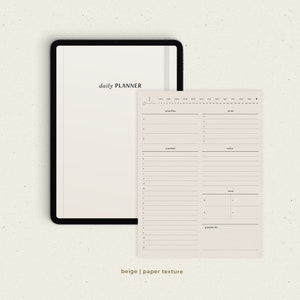 Digital Daily Planner for iPad Goodnotes Notability, Hyperlinked 365 ...
