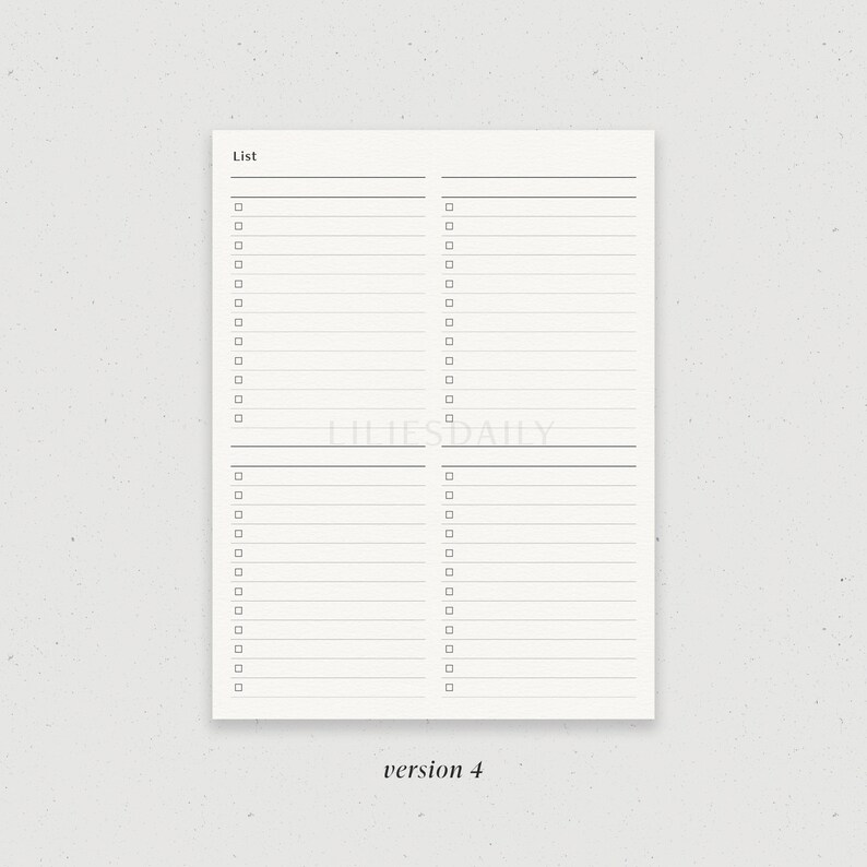 Checklist Template Editable Printable, to Do List Digital Planner for ...