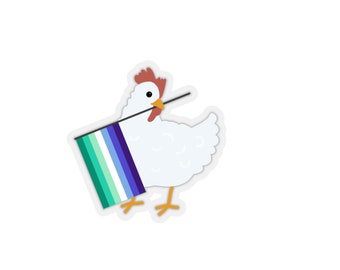Derpy Dixie the Chicken Sticker - Etsy