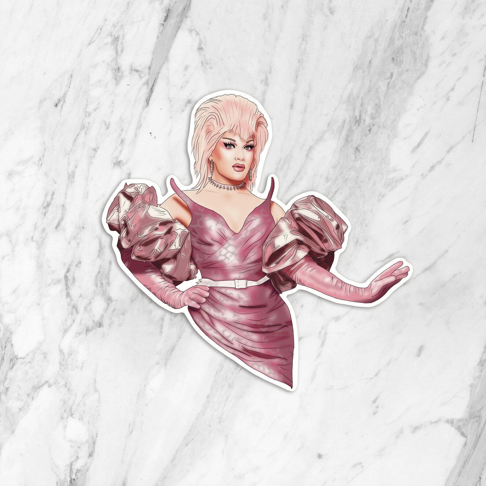 Rosé Sticker Rupaul's Drag Race Season 13 Promo Look - Etsy UK