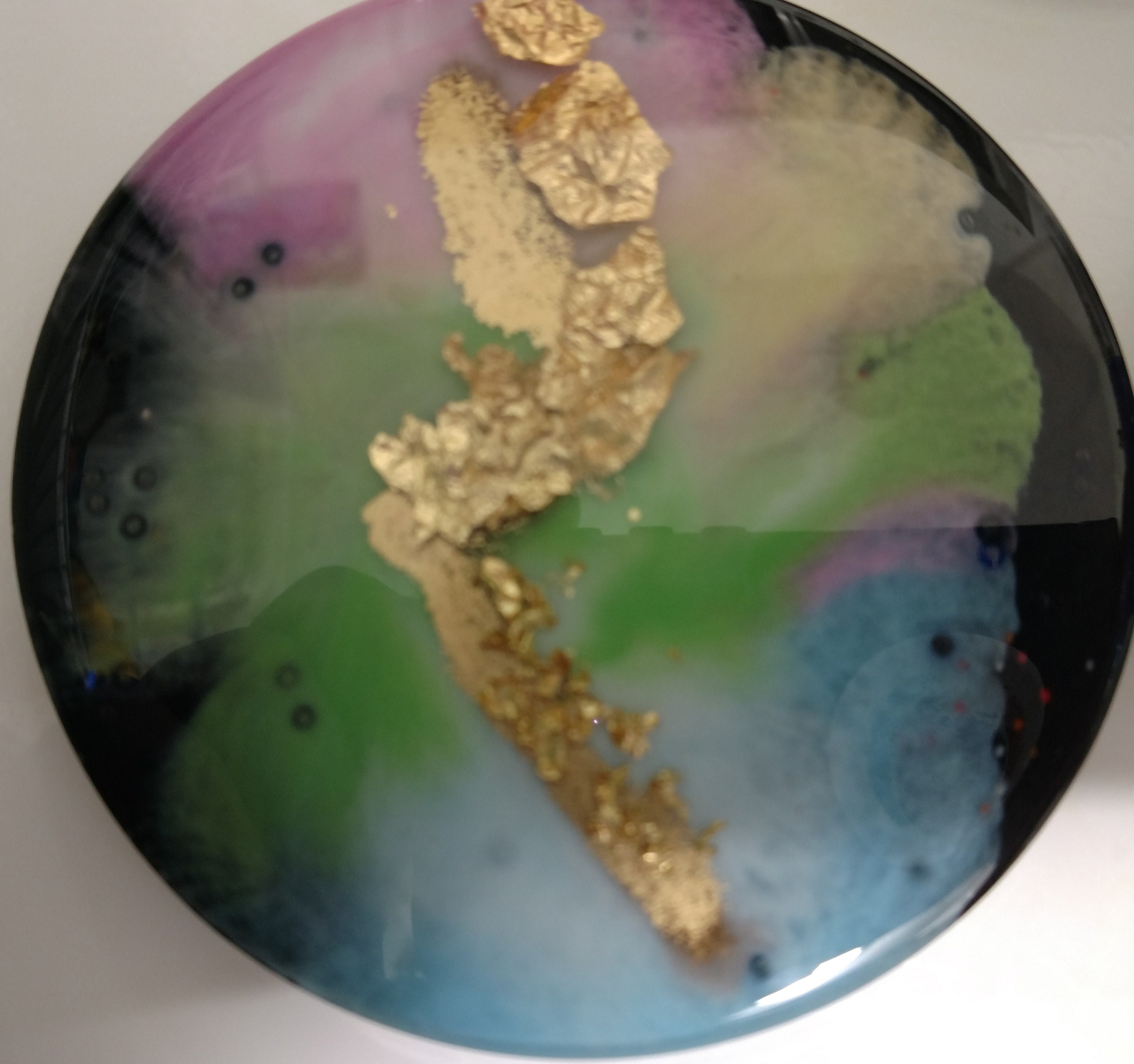 3-pack of 3.9 Inch Resin Art Coasters Multi-color - Etsy Singapore