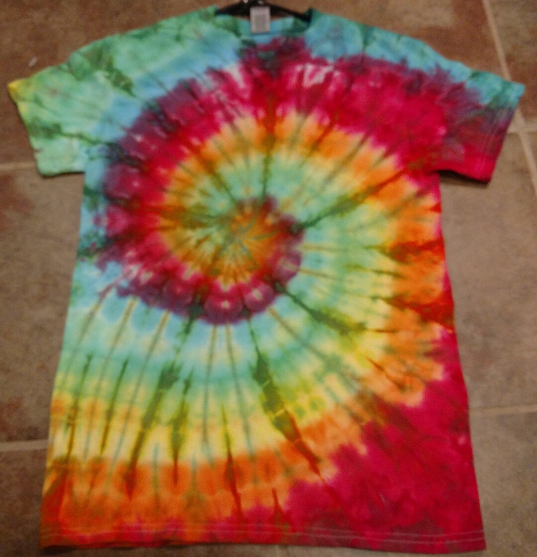 Size: SMALL - Low Immersion Spiral Tie Dye - Etsy