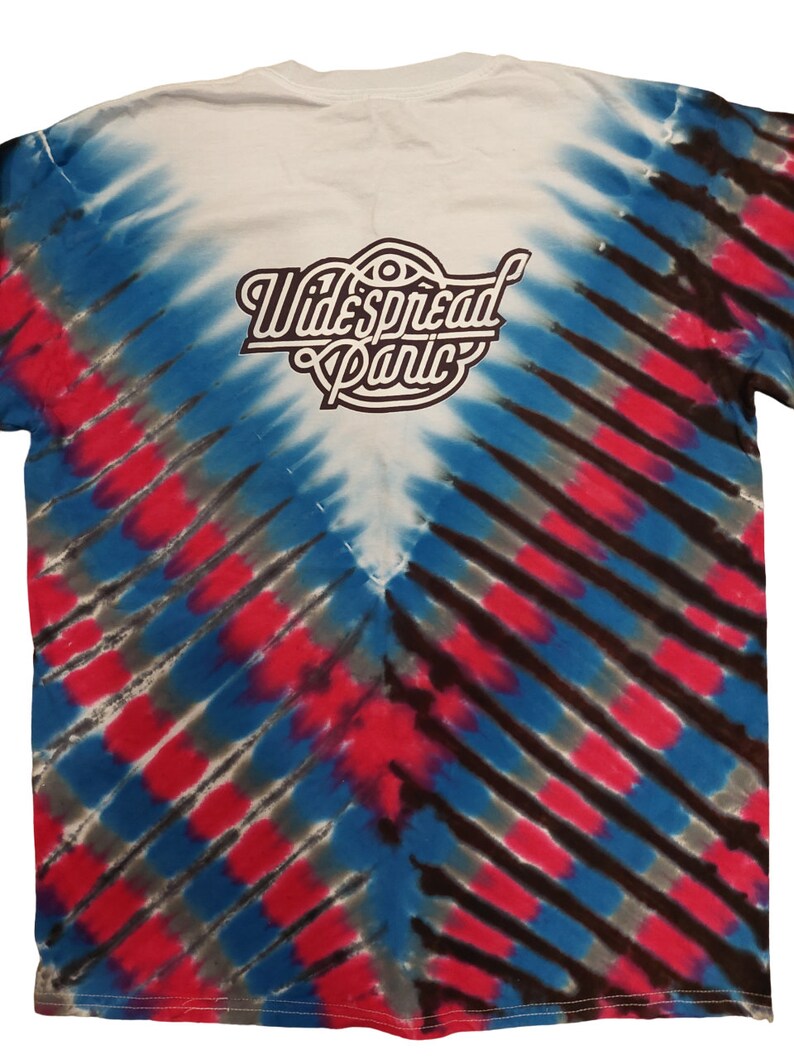 Hand Made Gildan Tie Dye T-shirt W/widespread Panic Vinyl on - Etsy