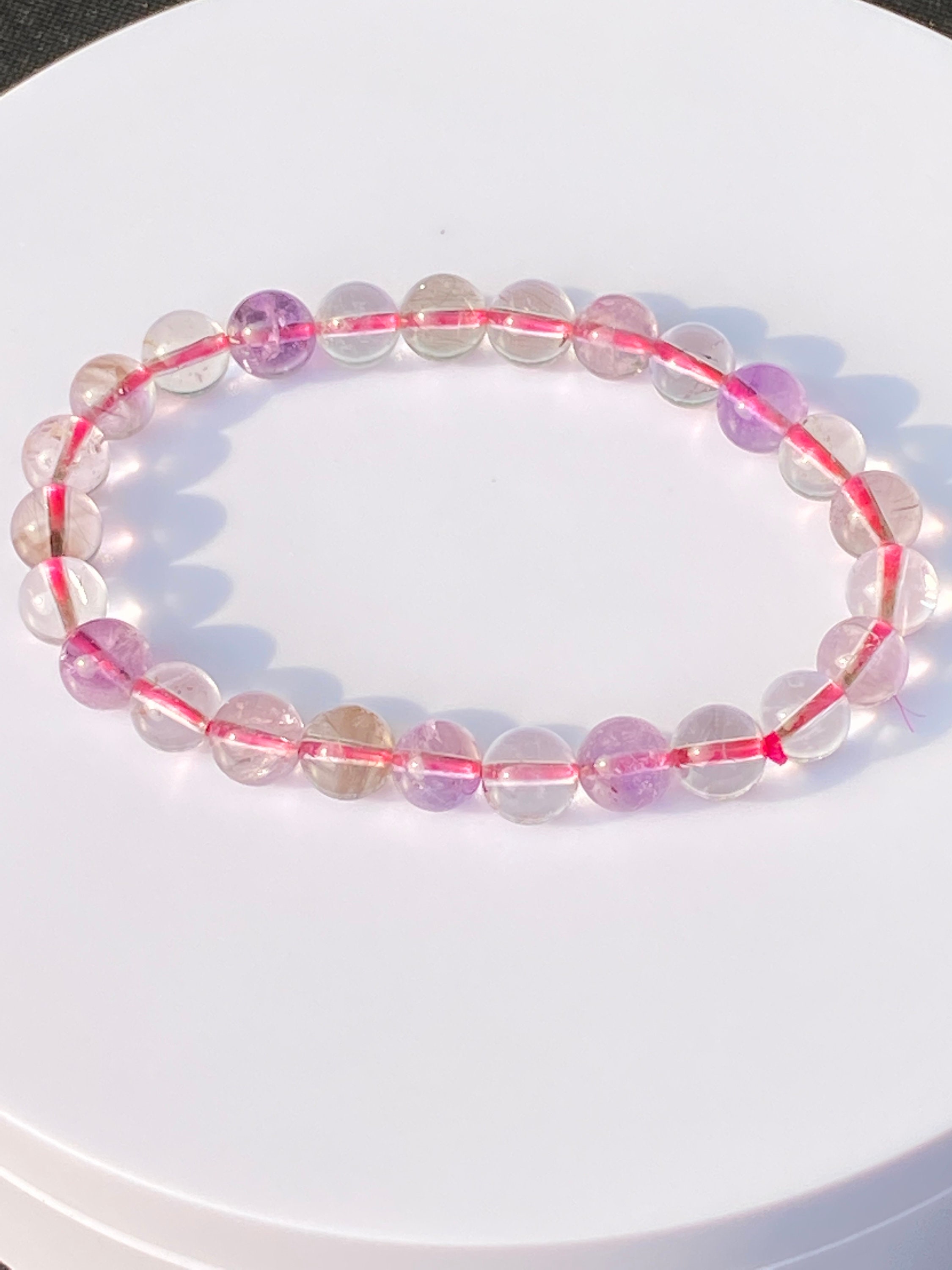 Super Seven Crystal Bracelet 7.5mm - Etsy