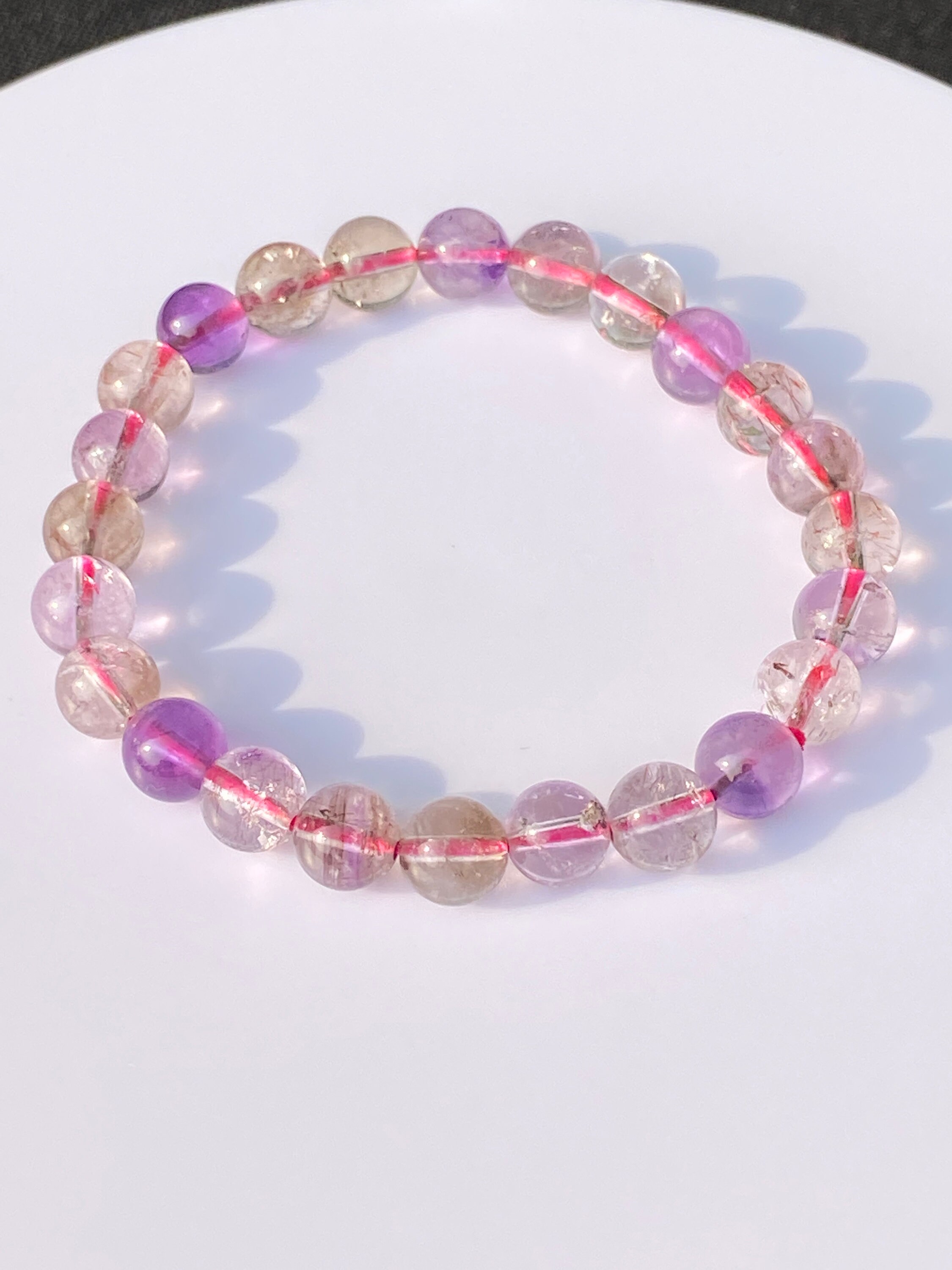 Super Seven Crystal Bracelet 7.5mm - Etsy