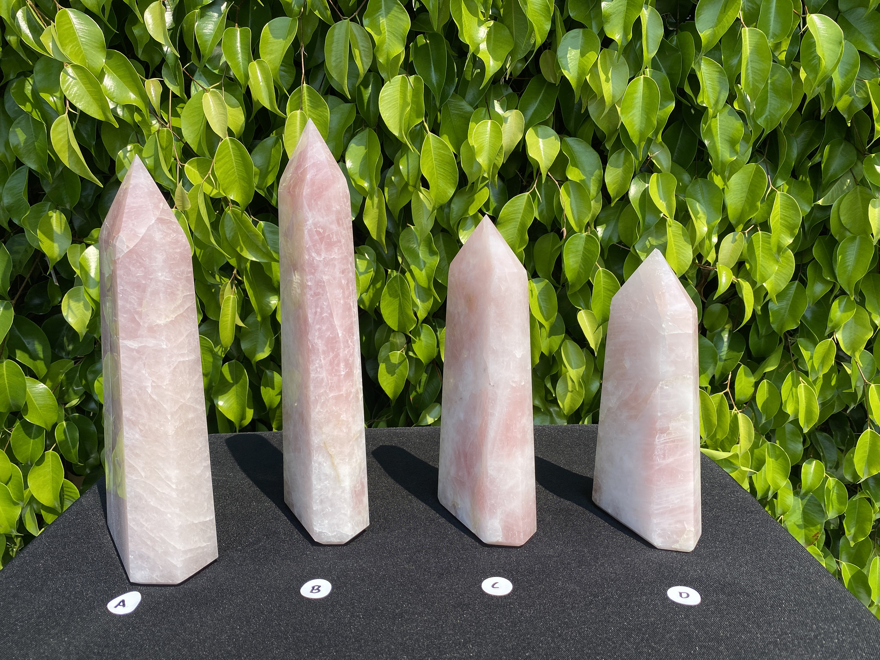 LARGE Rose Quartz Towers | Etsy