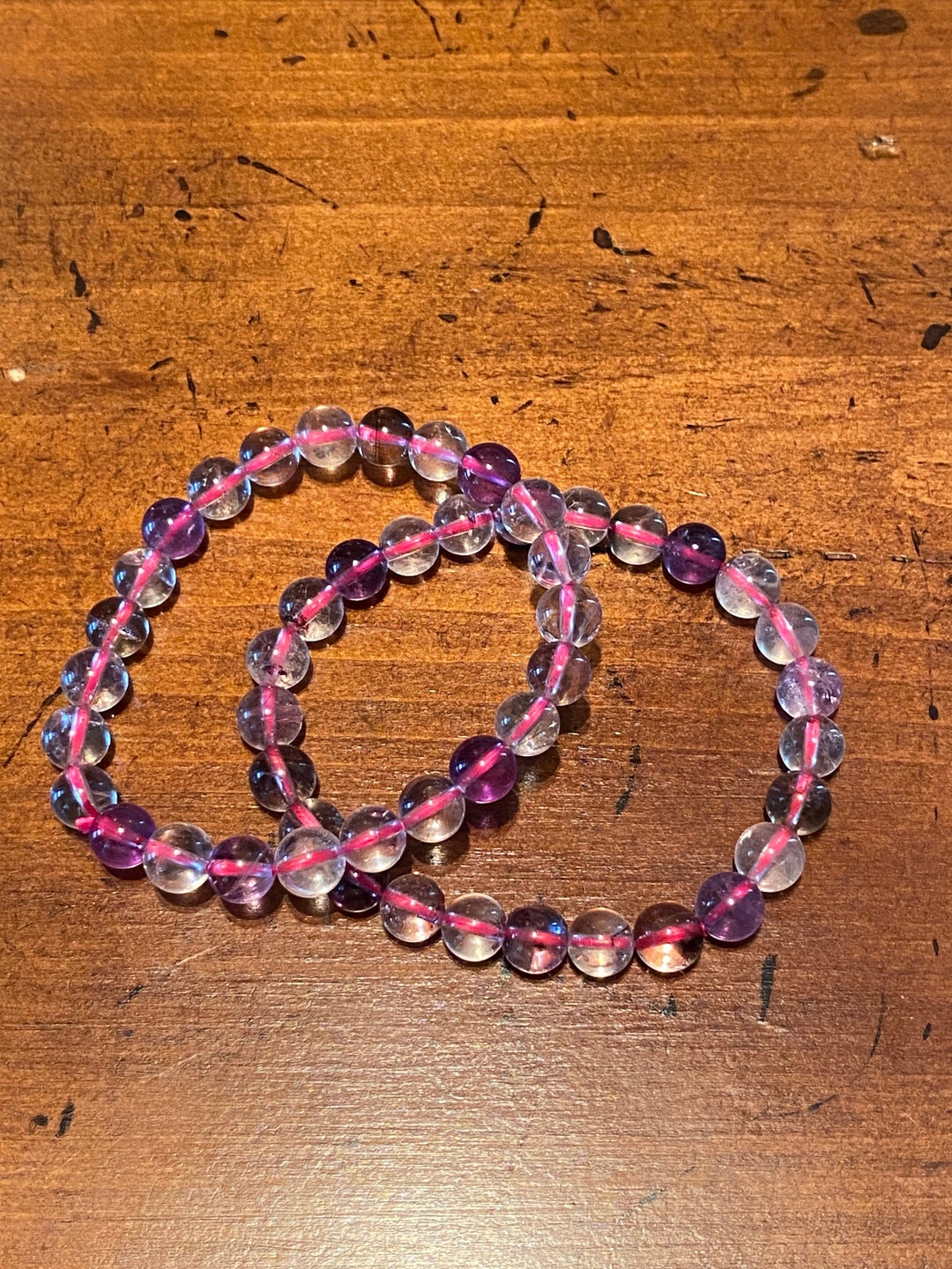 Super Seven Crystal Bracelet 7.5mm - Etsy