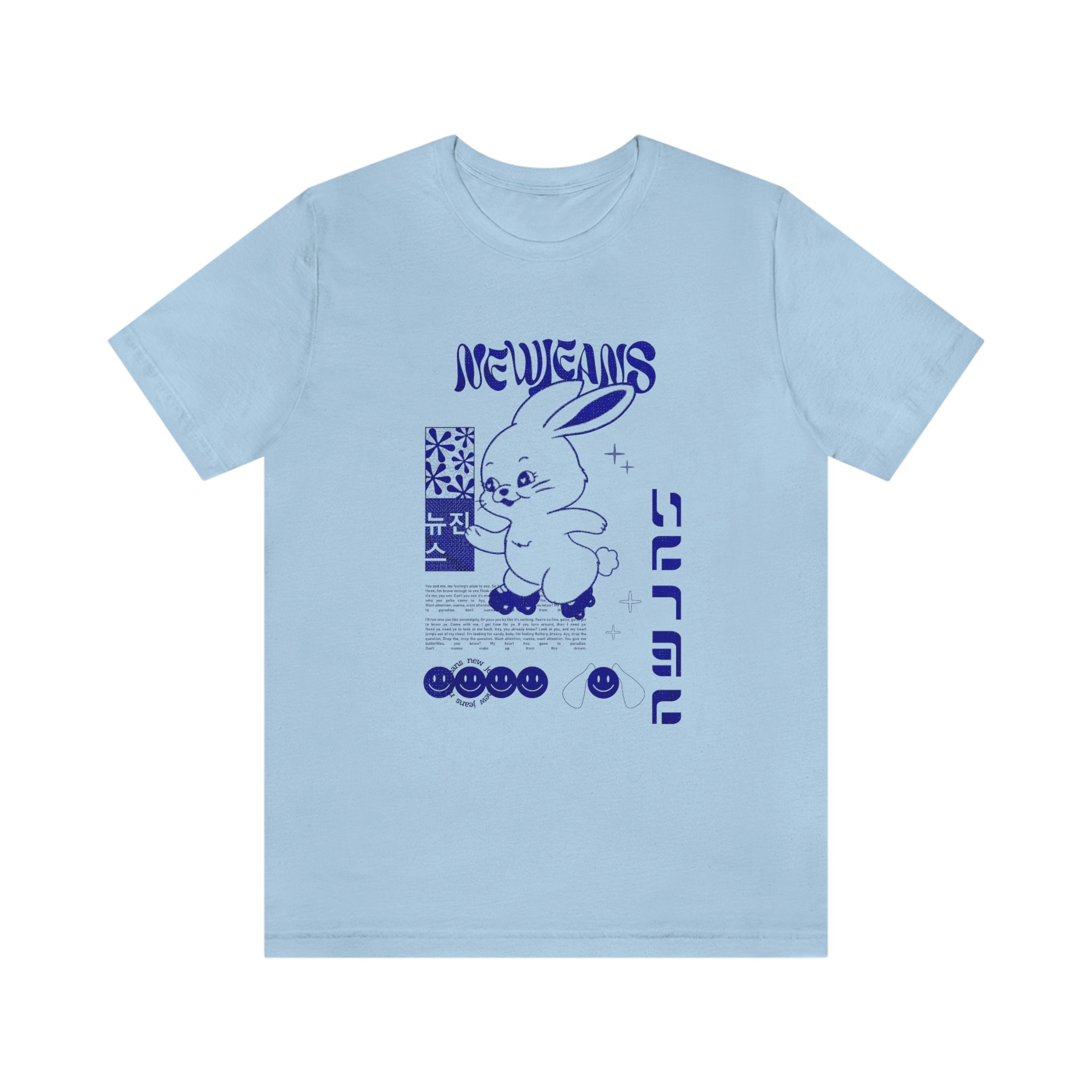 NewJeans Logo T-shirt, NewJeans Shirt, NewJeans Merch