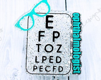 Eye Chart Badge Reel - Etsy