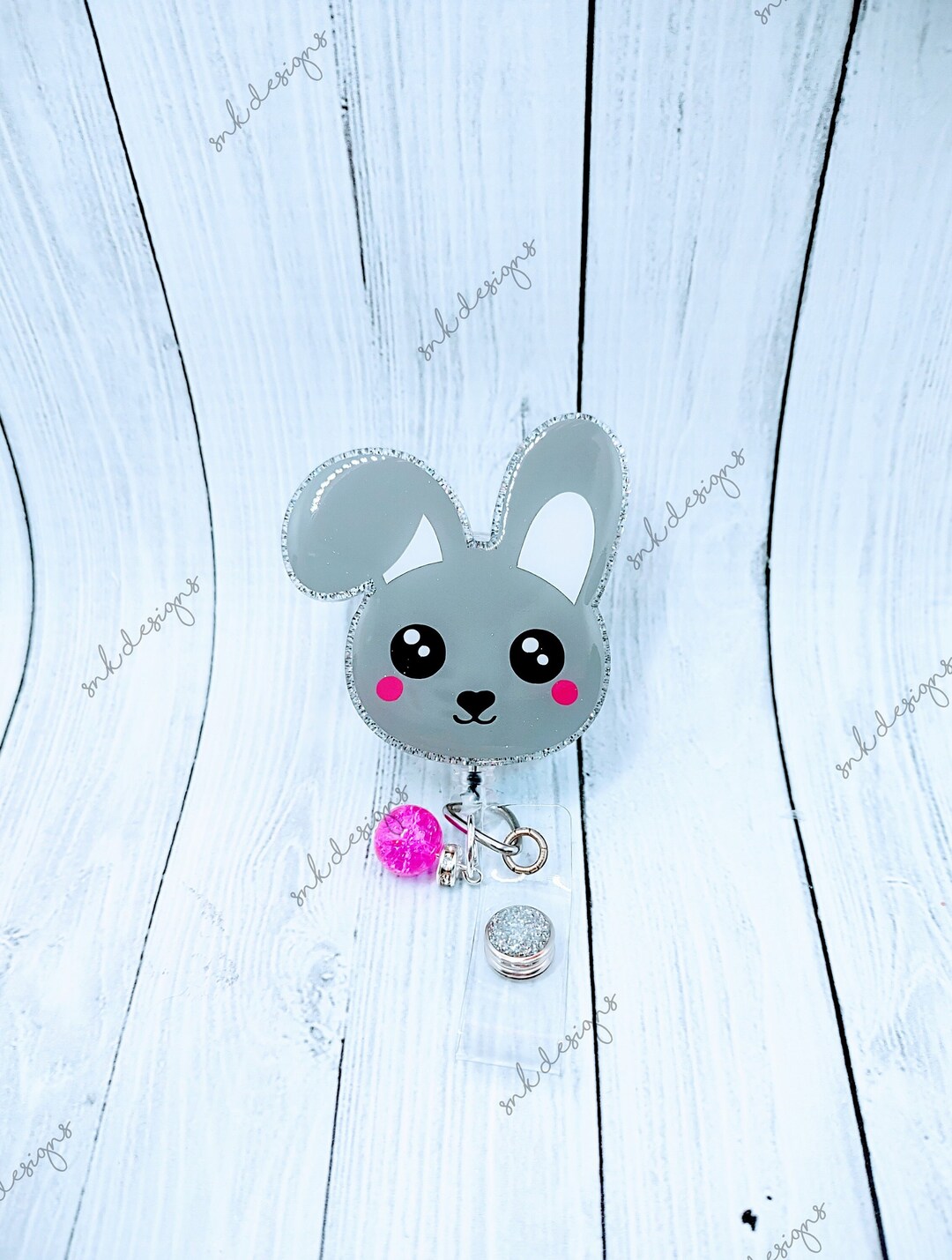 Easter Bunny Badge Reel, Easter Badge Reel, Bunny Badge Reel, Nurse ...