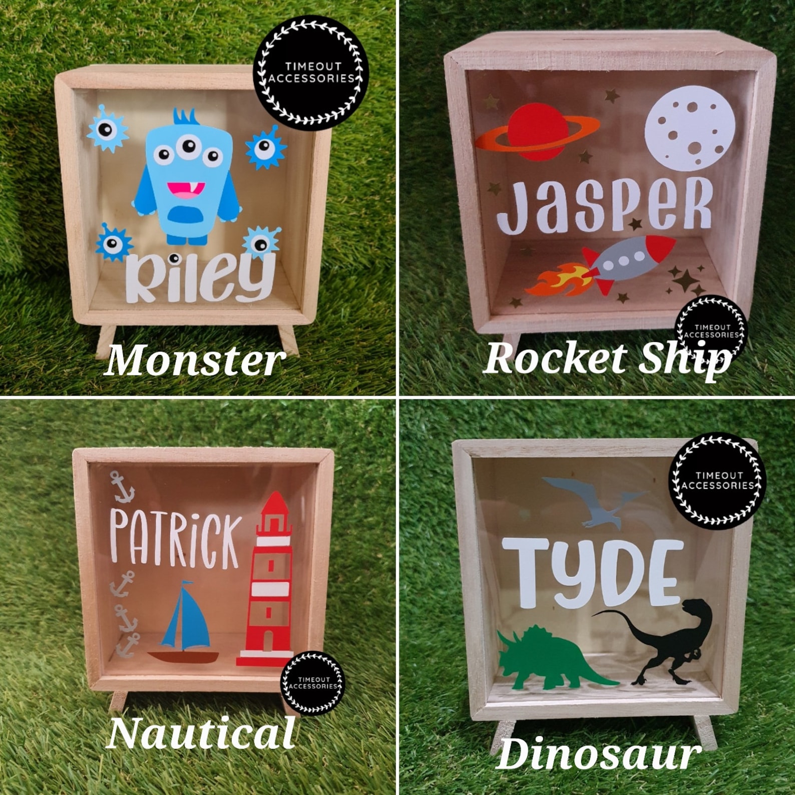 Personalised Themed Money Boxes - Etsy
