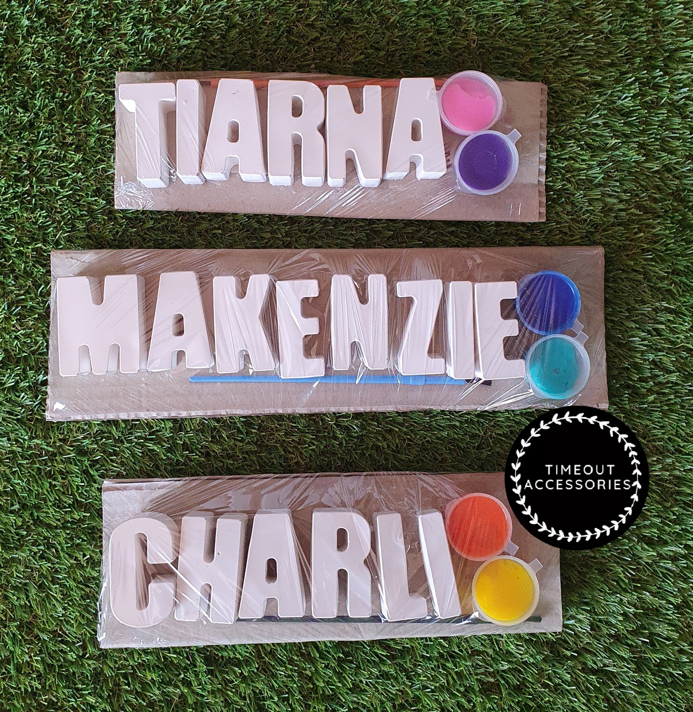 Personalised Kids Plaster Name Kits - Etsy Australia