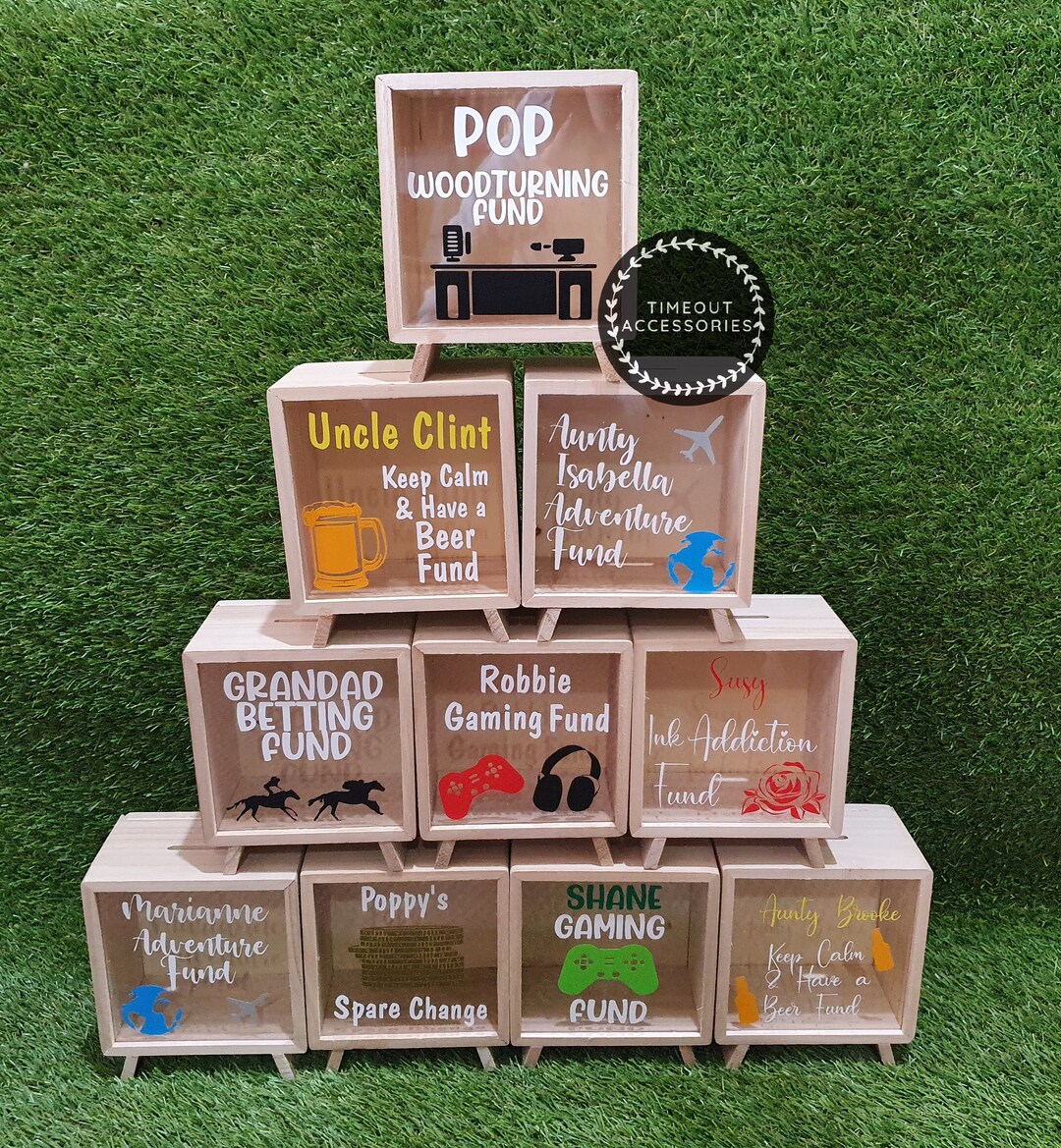 Personalised Adult Money Boxes - Etsy Australia