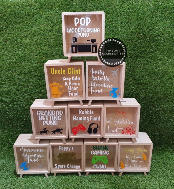Personalised Adult Money Boxes - Etsy Australia