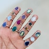 Assorted Gemstone Rings Jewelry, Assorted Crystal Handmade Ring for ...