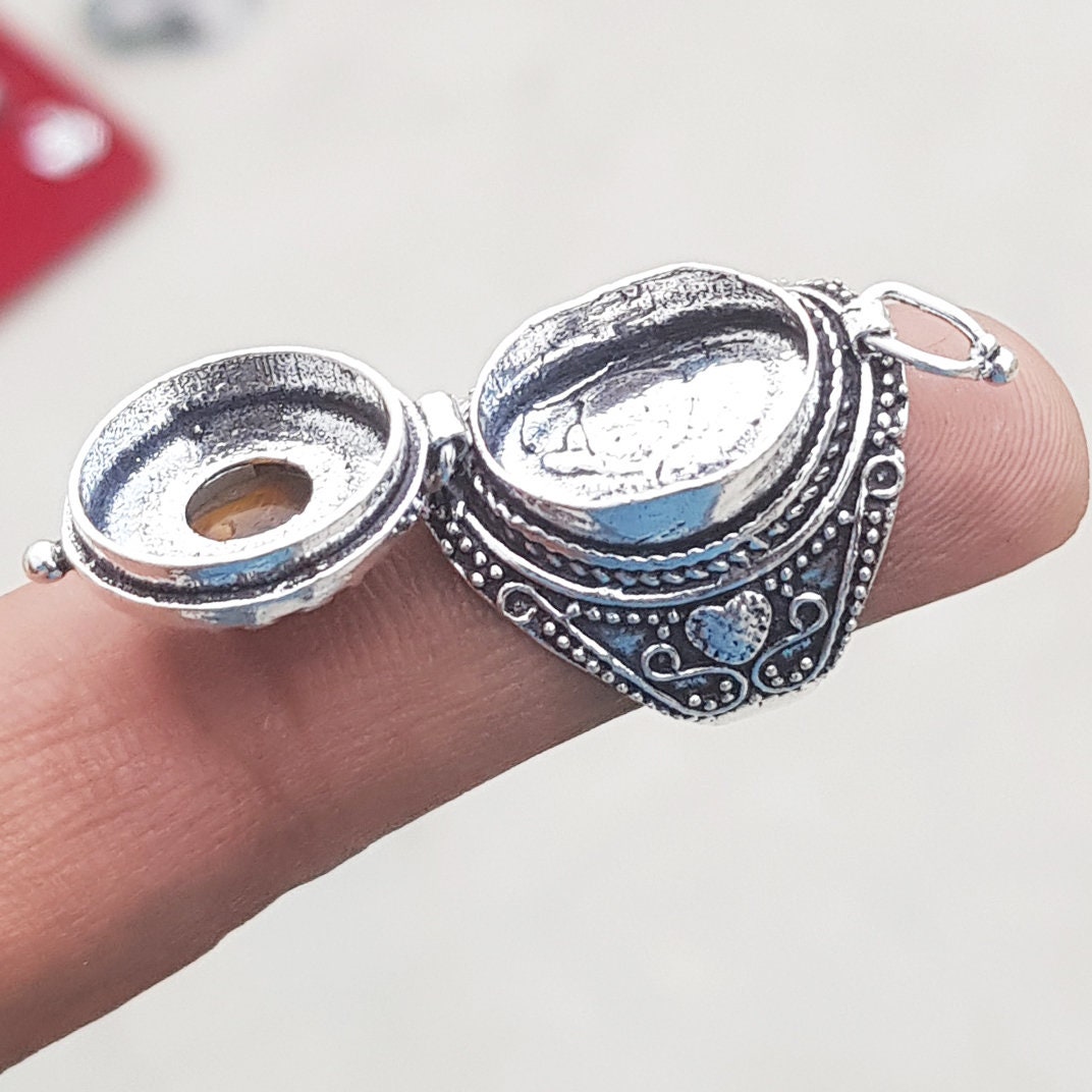 Assorted Crystal Handmade Poison Rings for Women, Gemstone Vintage ...