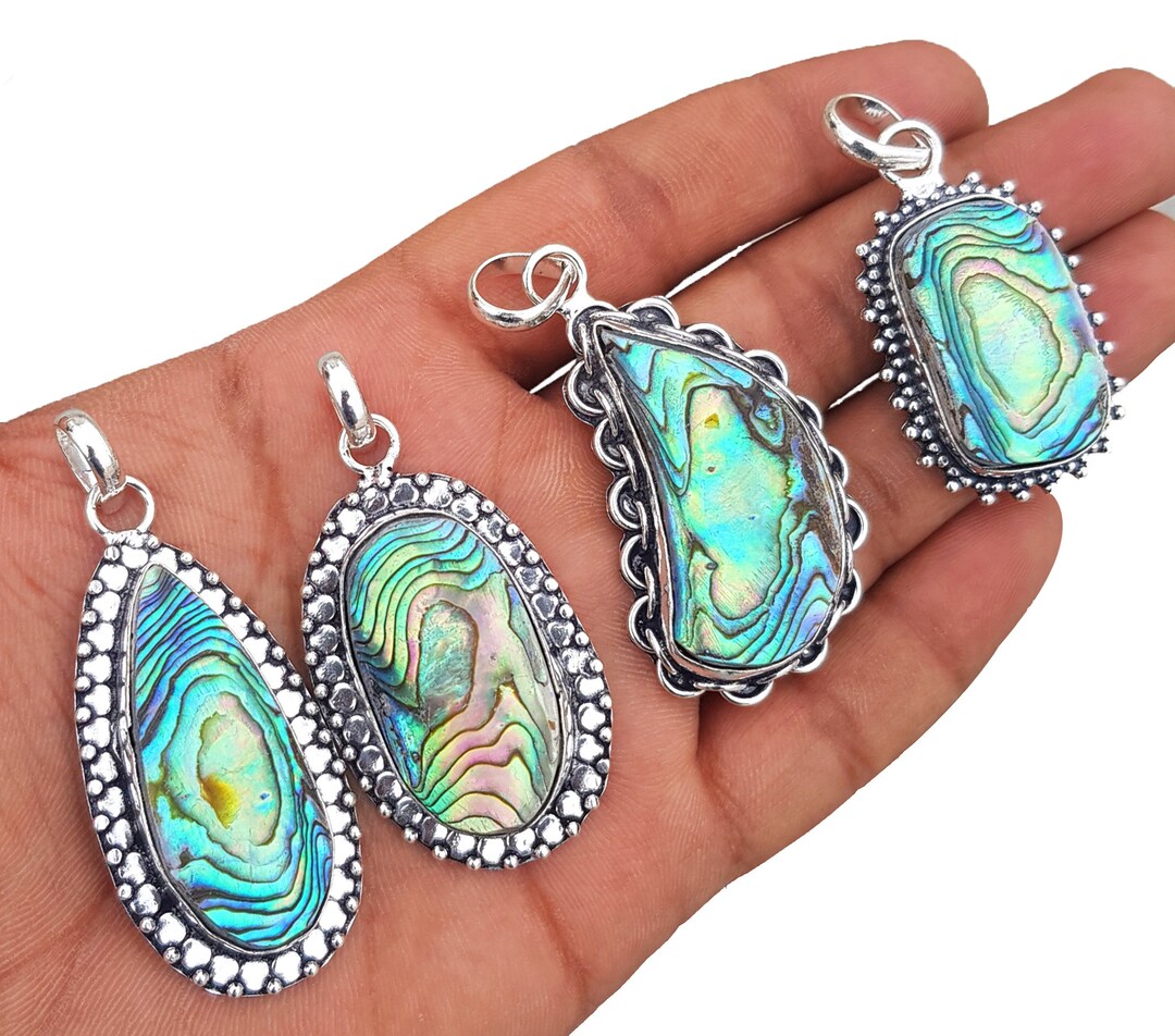 Natural Abalone Shell Pendants Women's Jewelry Handmade Pendant ...