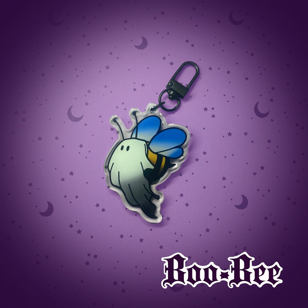 Boo-bee Acrylic Charm - Etsy